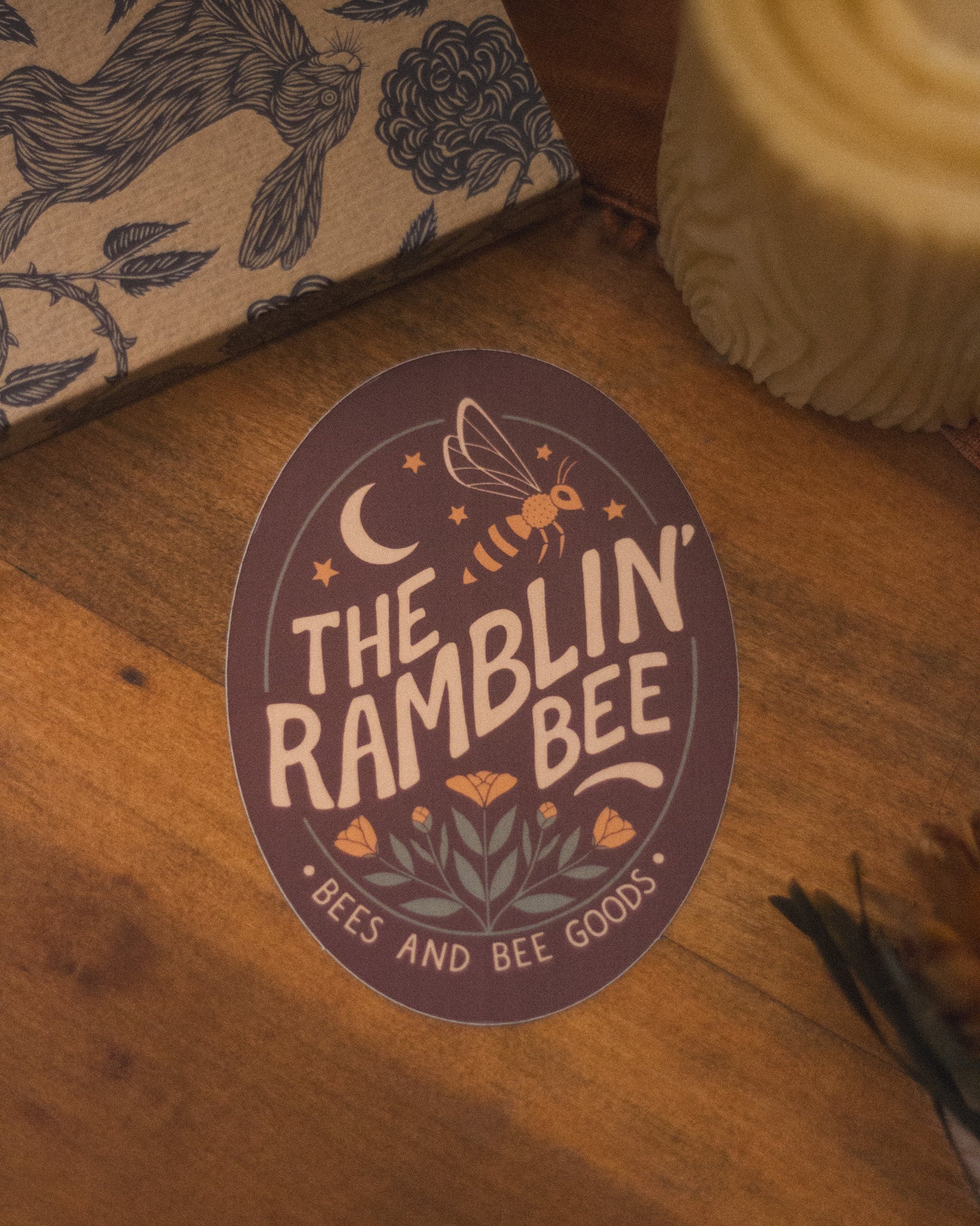 Logo Sticker – The Ramblin' Bee